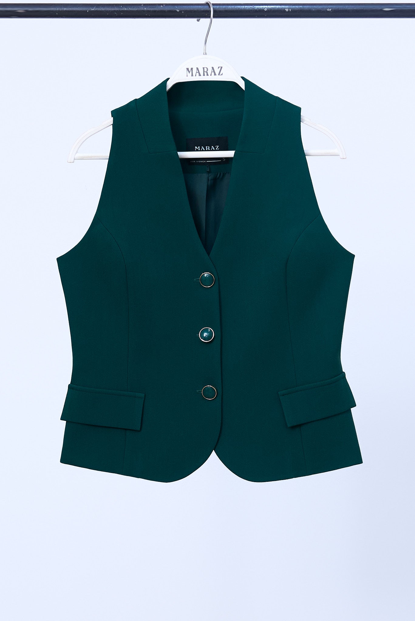 Chaleco Camila - Verde Botella – Maraz